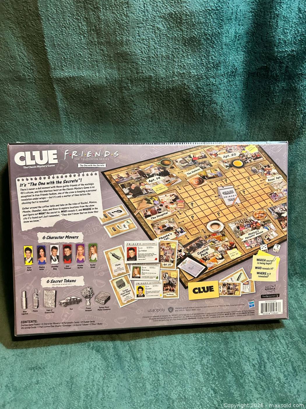 Friends Clue Board Game Brand New & Sealed - The One With The Secrets ...