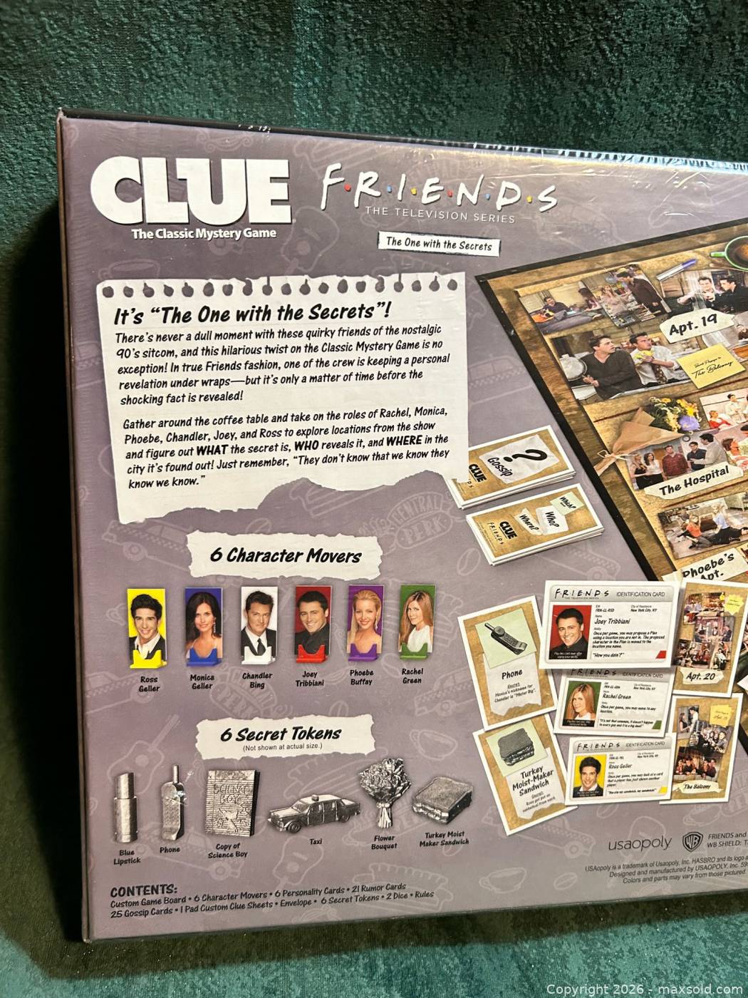 Friends Clue Board Game Brand New & Sealed - The One With The Secrets ...