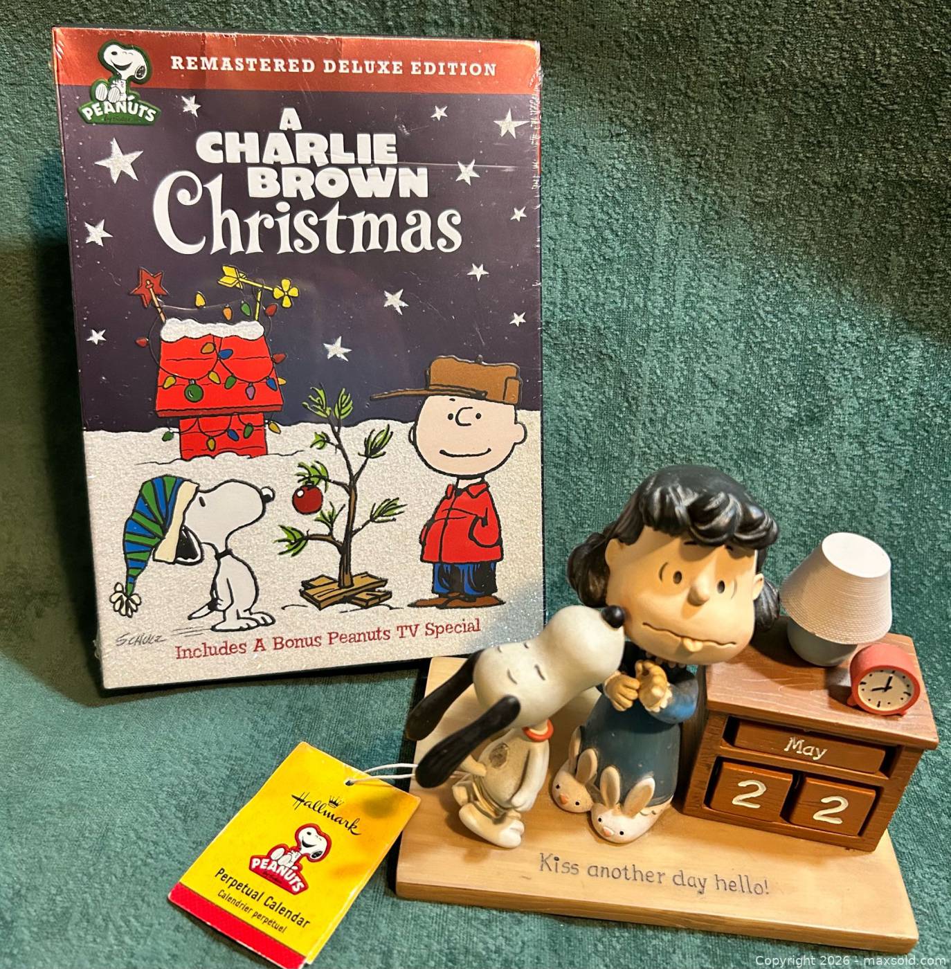 Peanuts Gallery Perpetual Calendar Figurine & Sealed Charlie Brown ...