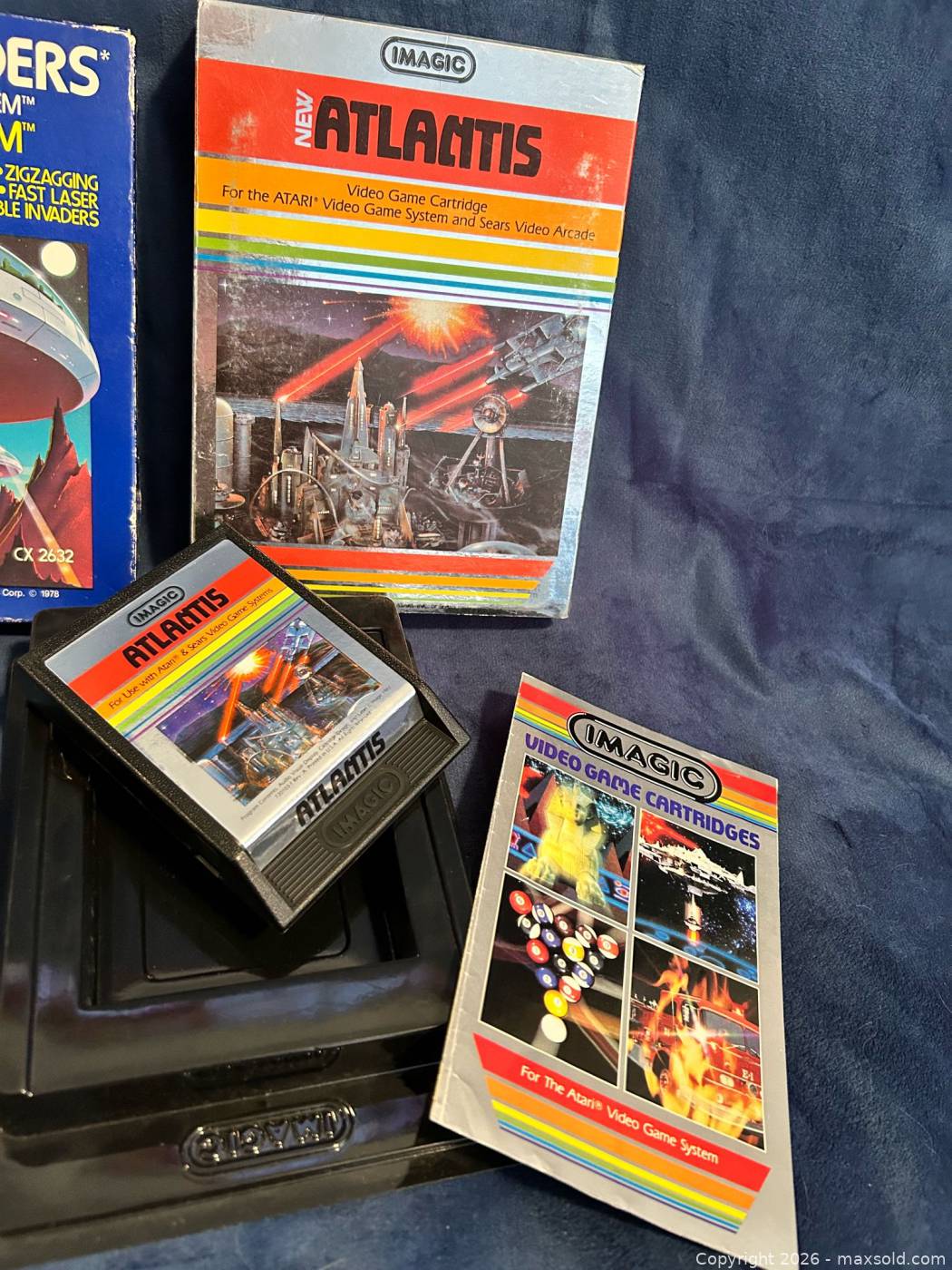 Sealed Atari Space Invaders & Imagic Atlantis Game Lot Atari 2600 | Maxsold