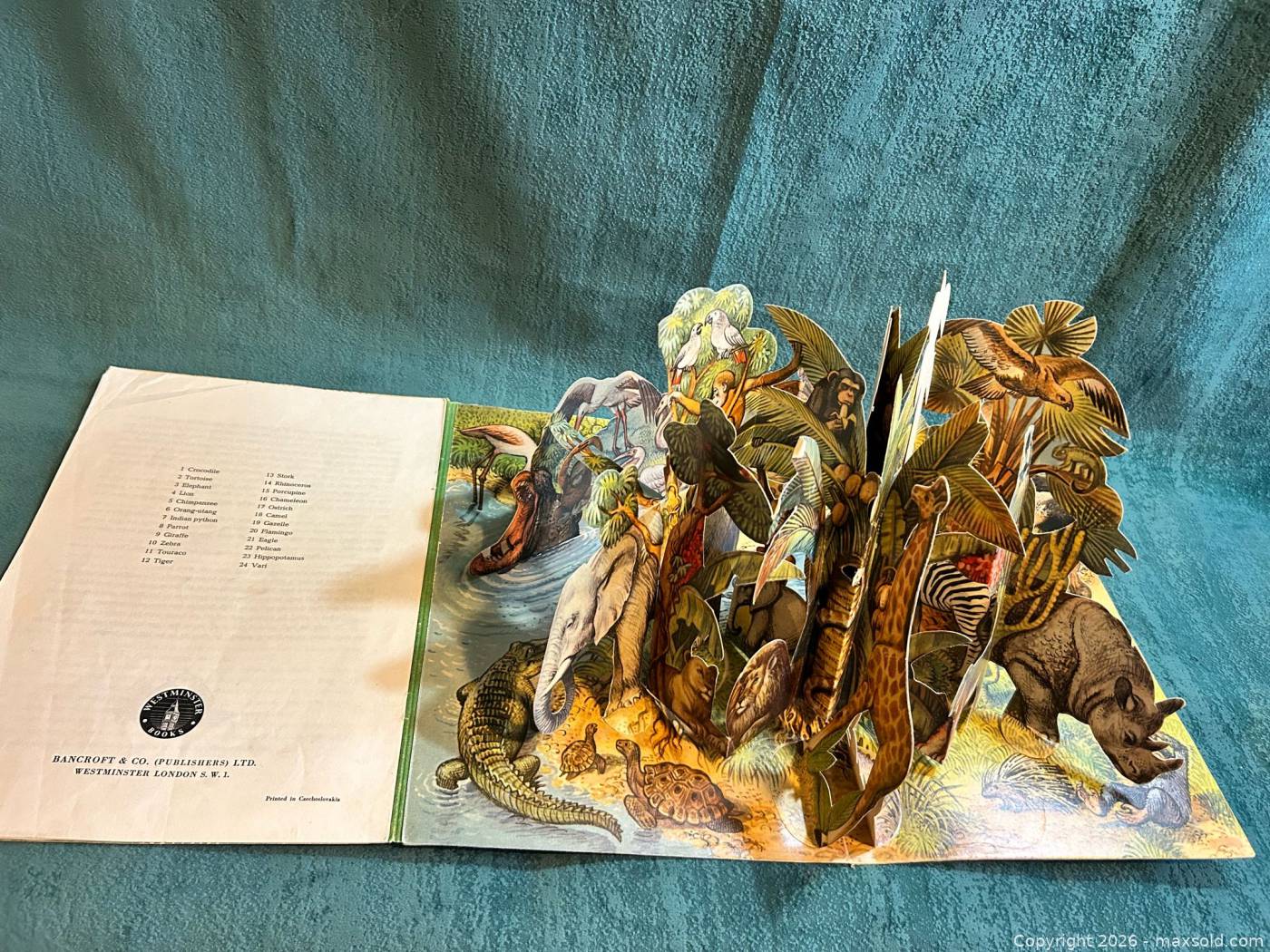 Vintage Pop-Up Jungle Book – “Moko and Koko in the Jungle” | Maxsold
