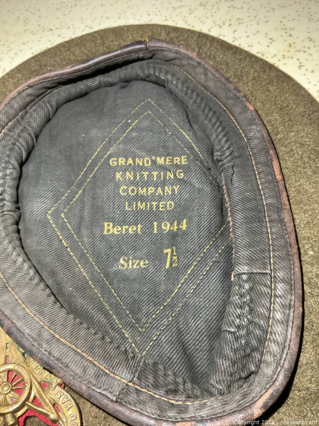 WW2 Officer Beret A | Maxsold