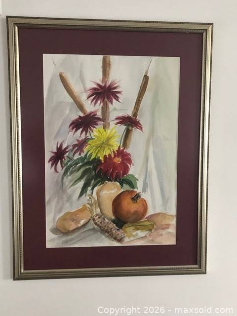 Framed Flower Prints | Maxsold