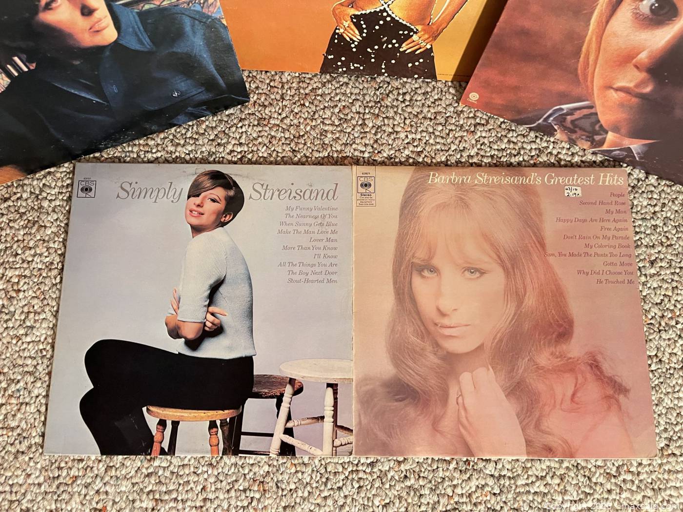 Record Albums (Barbera Streisand, Shirley Bassey & Anne Murray) Lot ...
