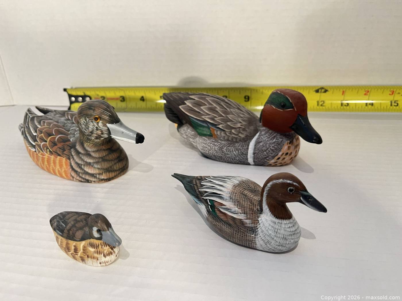 Wooden Duck Figurines | Maxsold