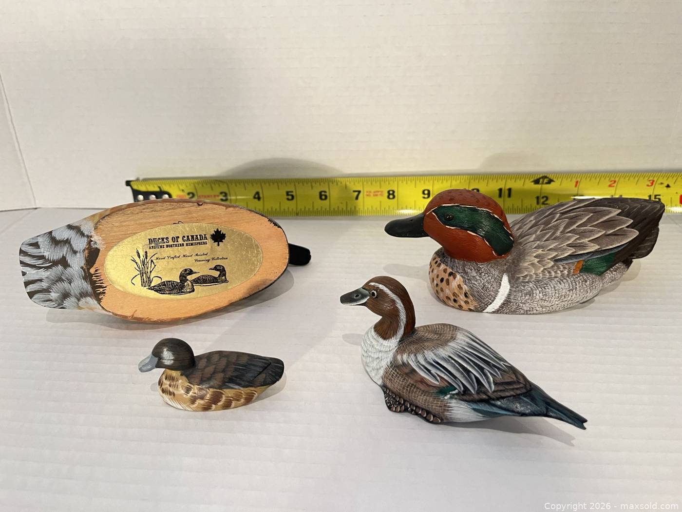 Wooden Duck Figurines | Maxsold
