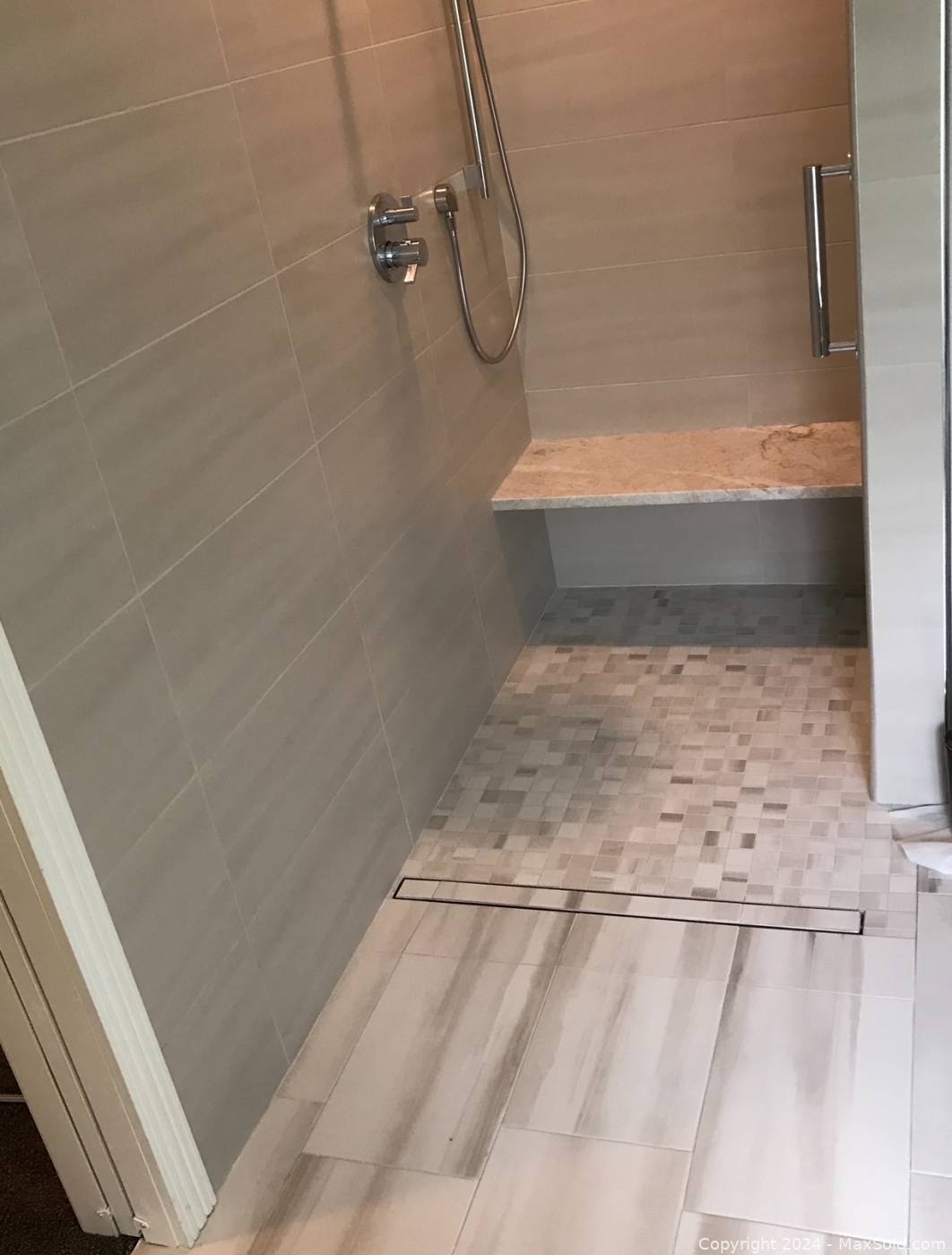 Bathroom Floor Supply and Install by Sovereign Tile & Stone Ltd ...