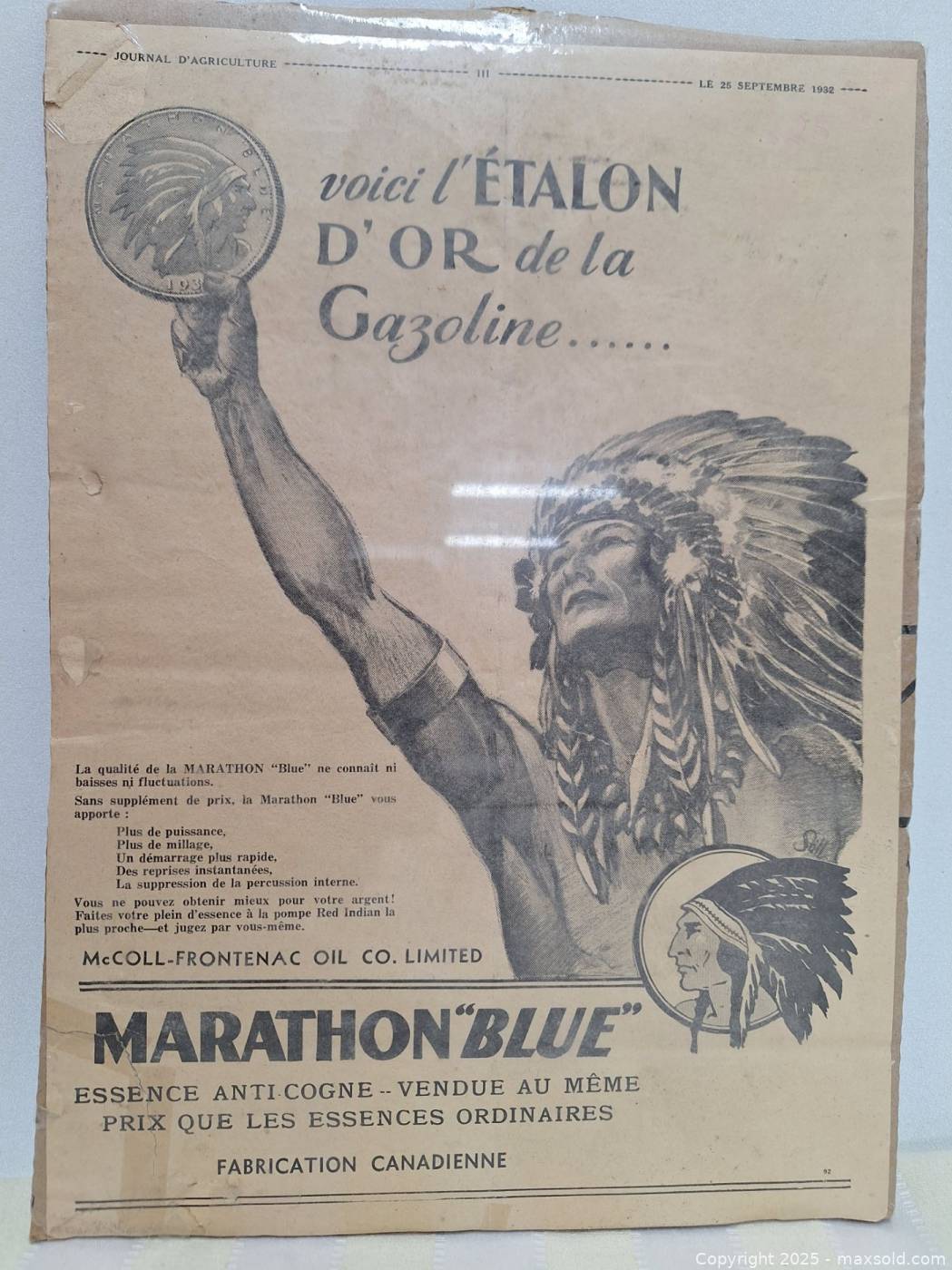 1932 MARATHON "BLUE" | Elgin (Ontario, Canada) SELLER MANAGED ...