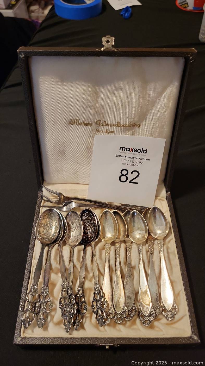 Silver Demitasse Spoons with Case | Port Orchard (Washington, USA ...