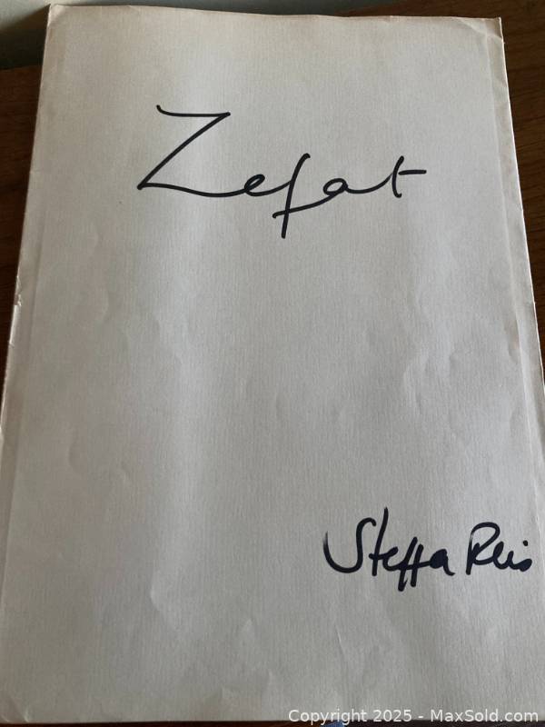 VINTAGE FOLIO / ART PRINTS - ZEFAT - STEFFA REIS, 1969 | Toronto (Ontario, Canada) PARTNER ...