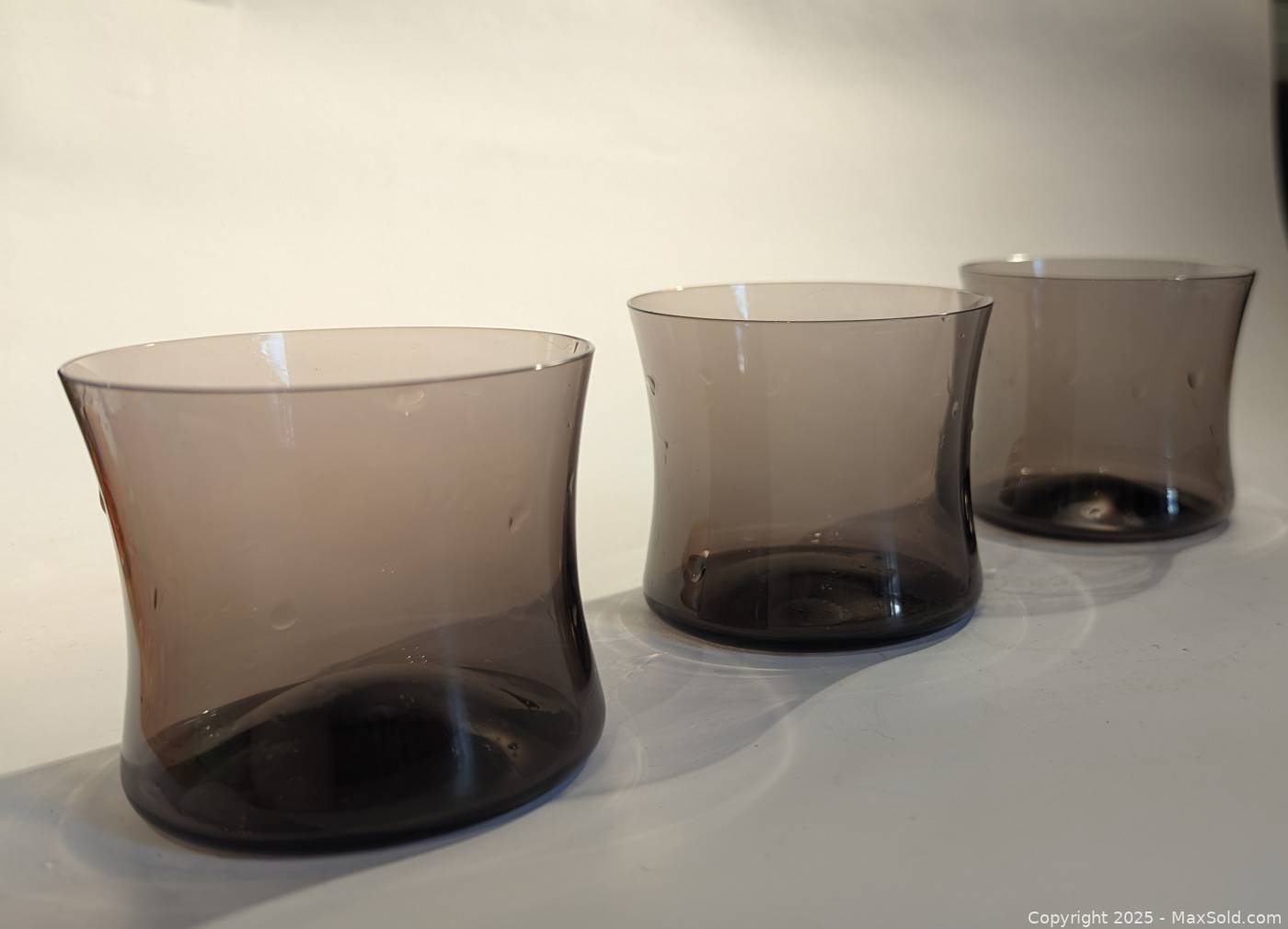 Smoked glass-fine finnish glass-three | Toronto (Ontario, Canada) SELLER MANAGED Downsizing ...
