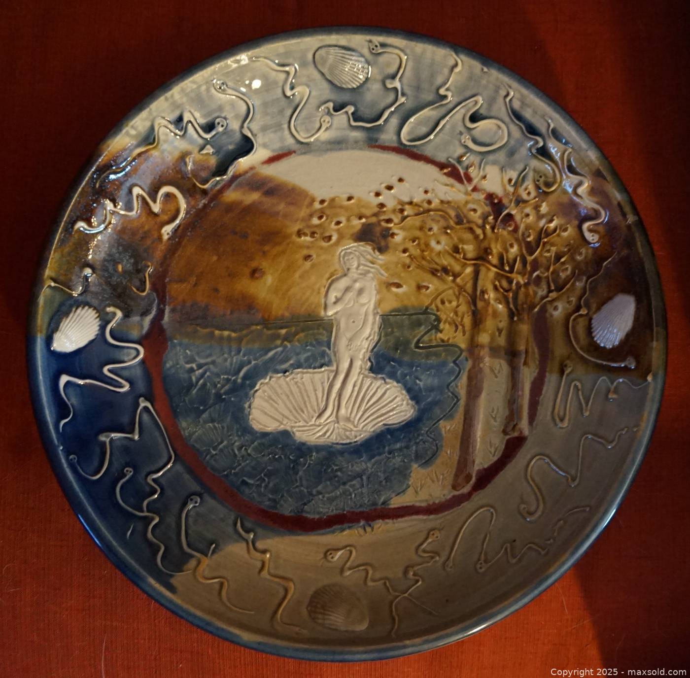 BIRTH OF VENUS GLAZED POTTERY PLATTER by Zach Dietrich | Stittsville ...
