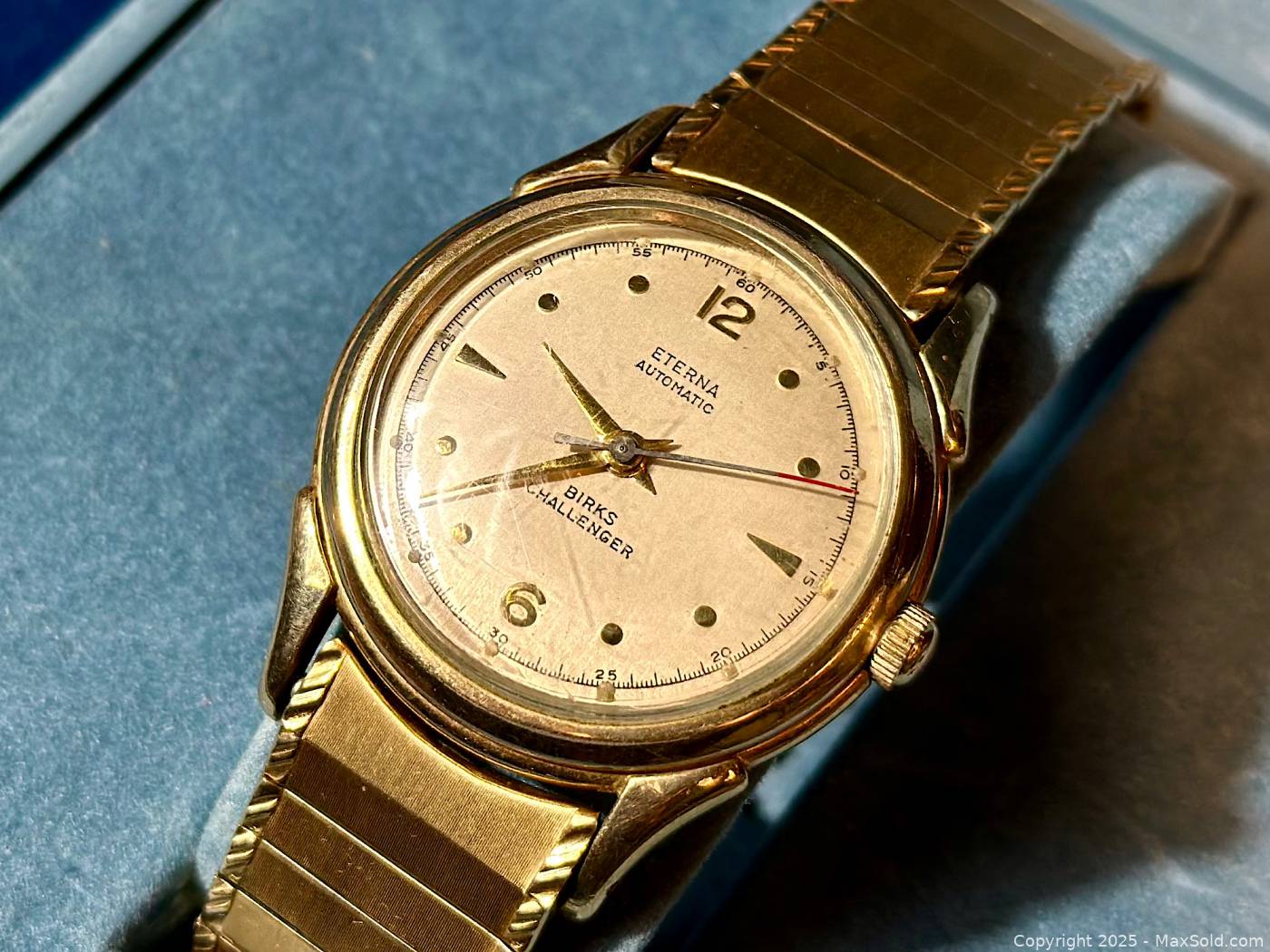 Vtg 14KT GOLD-Filled ETERNA Automatic, BIRKS Challenger Men's Watch ...