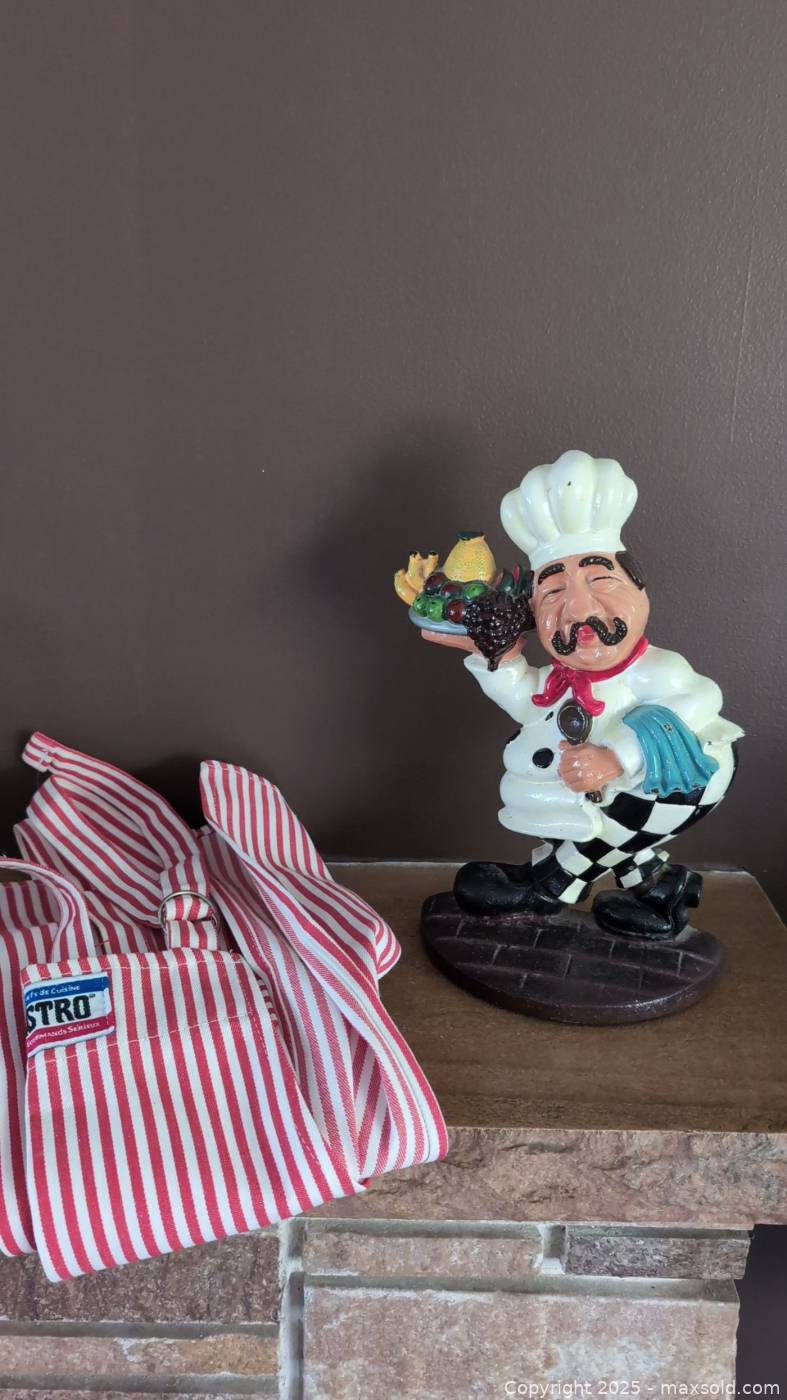 Cast Iron Chef Door Stopper And Apron | Scarborough (Ontario, Canada ...