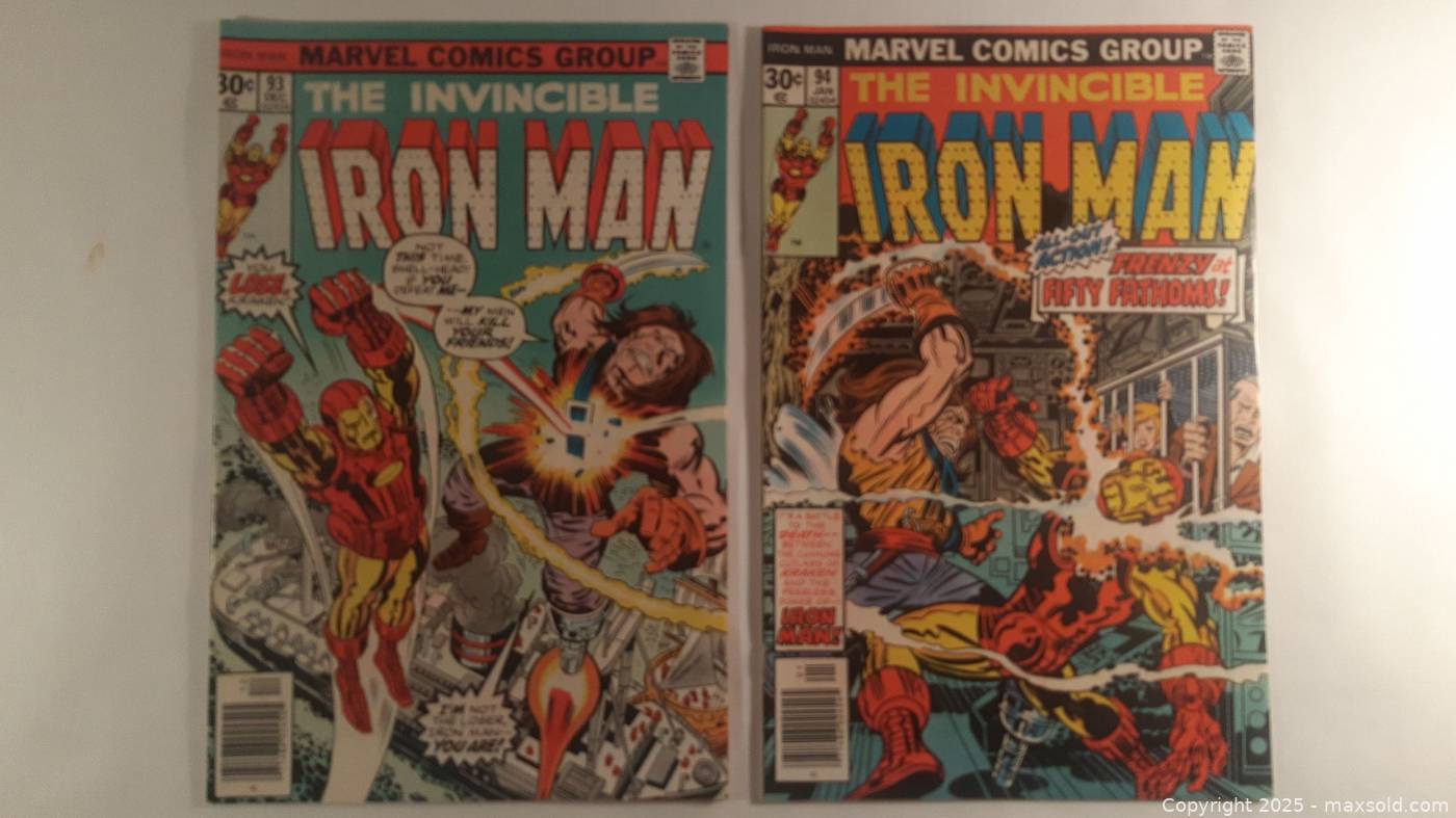 2 Invincible Iron Man Comics 93 94 - Marvel Bronze Era | Toronto ...