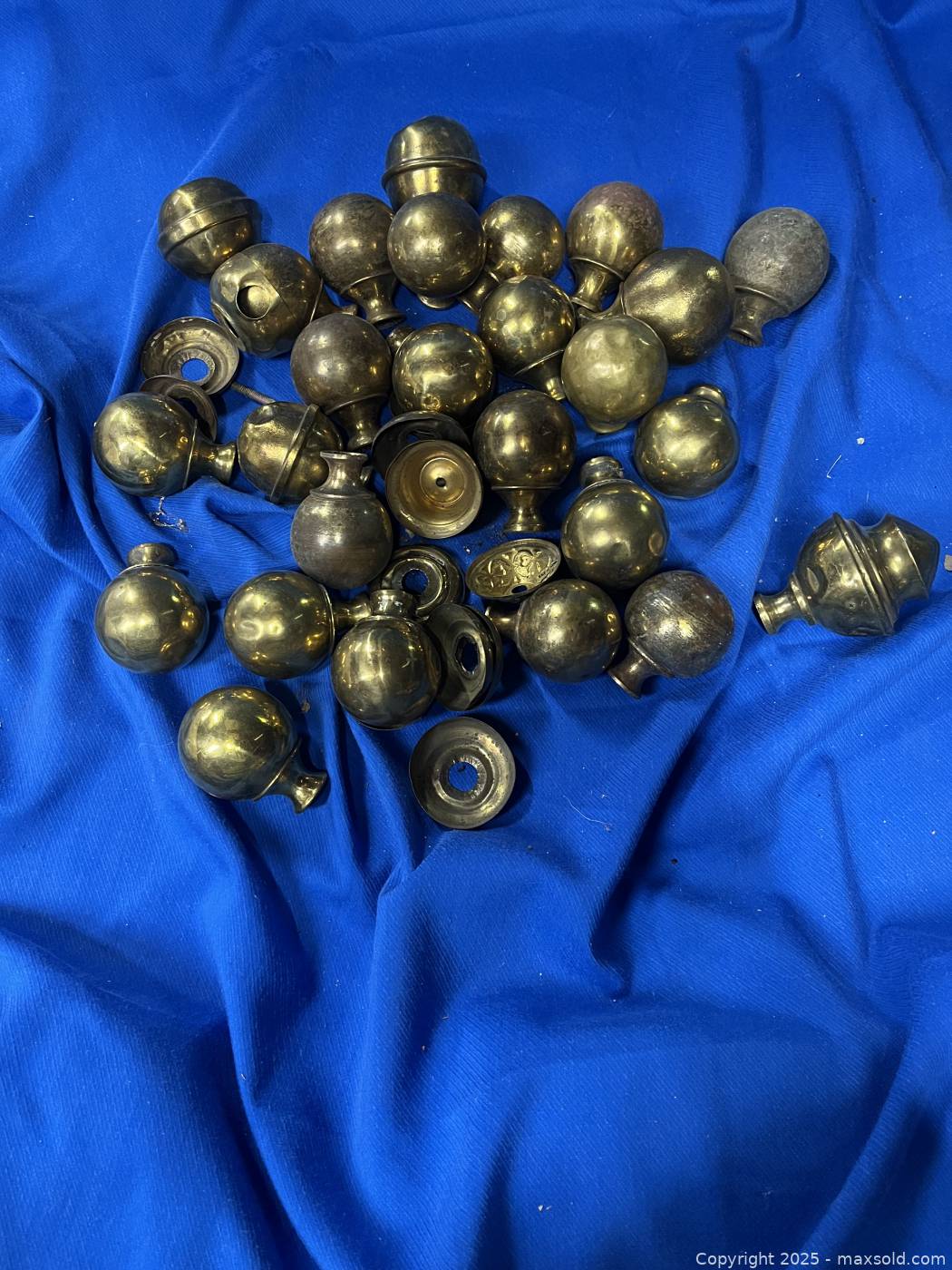 Vintage Brass Curtain Rod Finials | Ottawa (Ontario, Canada) SELLER ...
