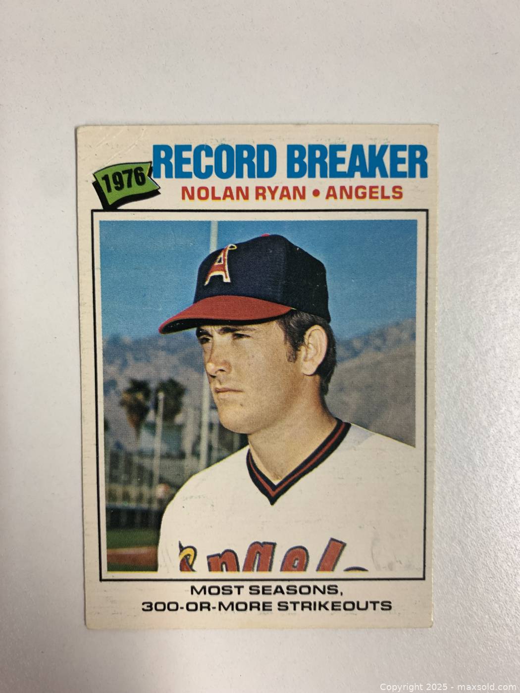 1977 OPC Nolan Ryan Record Breaker | Oshawa (Ontario, Canada) SHORT NOTICE SELLER MANAGED ...