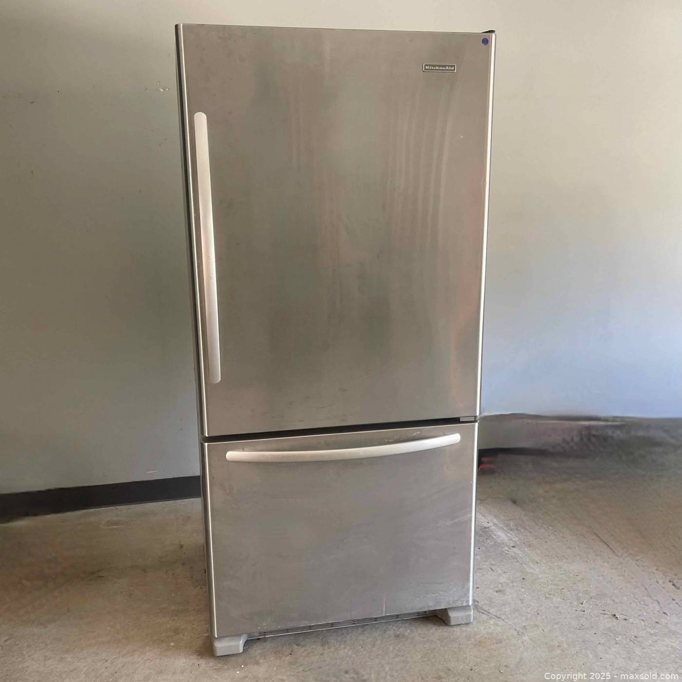 KitchenAid Bottom Freezer Refrigerator - Stainless Steel | White Rock ...