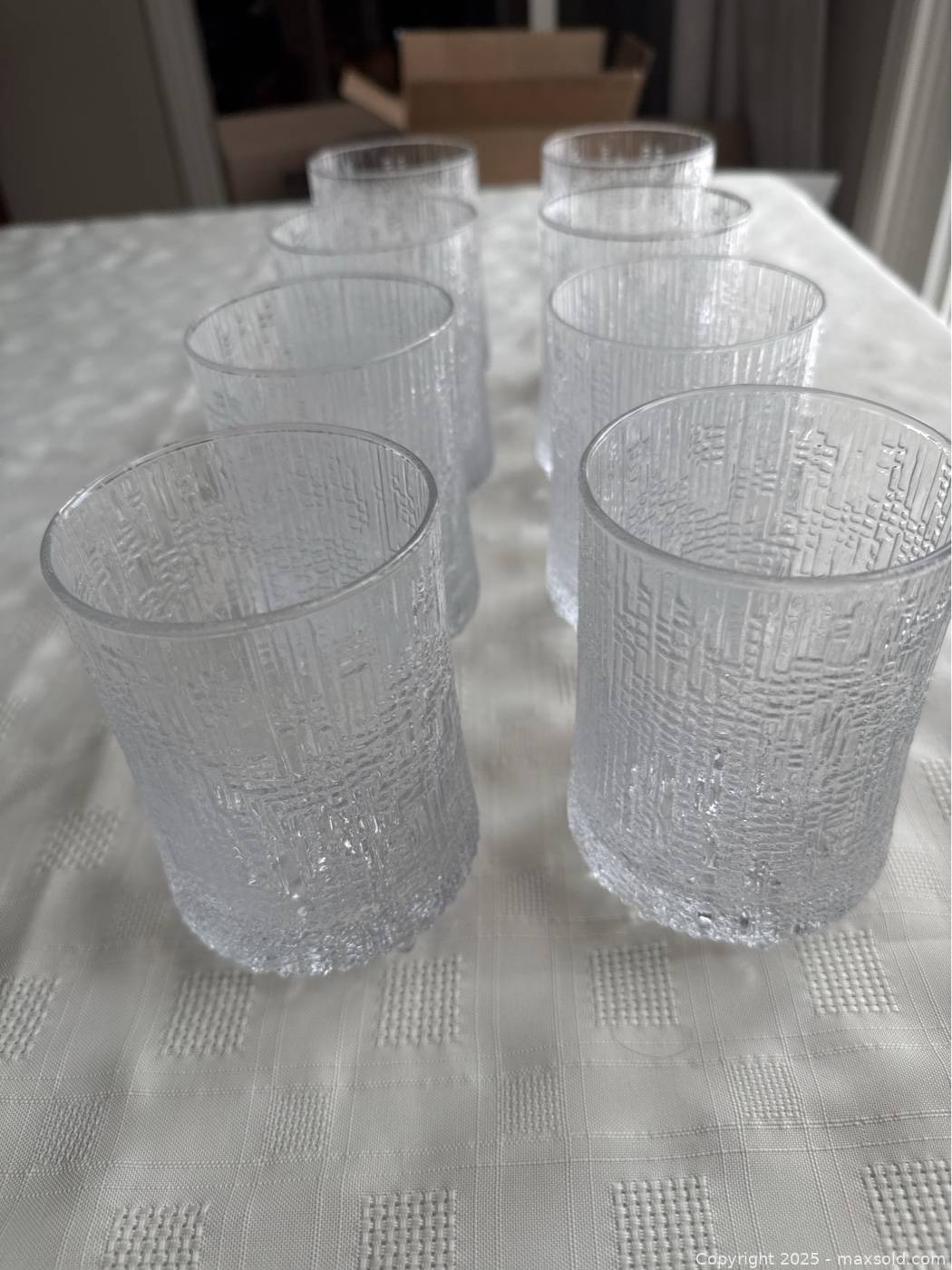Vintage MCM Iittala Glassware Set of 8 Tumblers Finnish Design ...