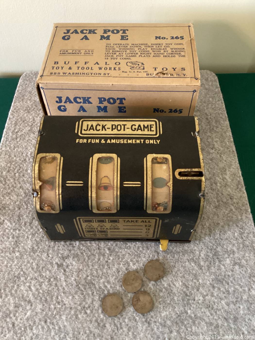 1930’s Jack Pot Slot Machine Game | Victoria (British Columbia, Canada ...