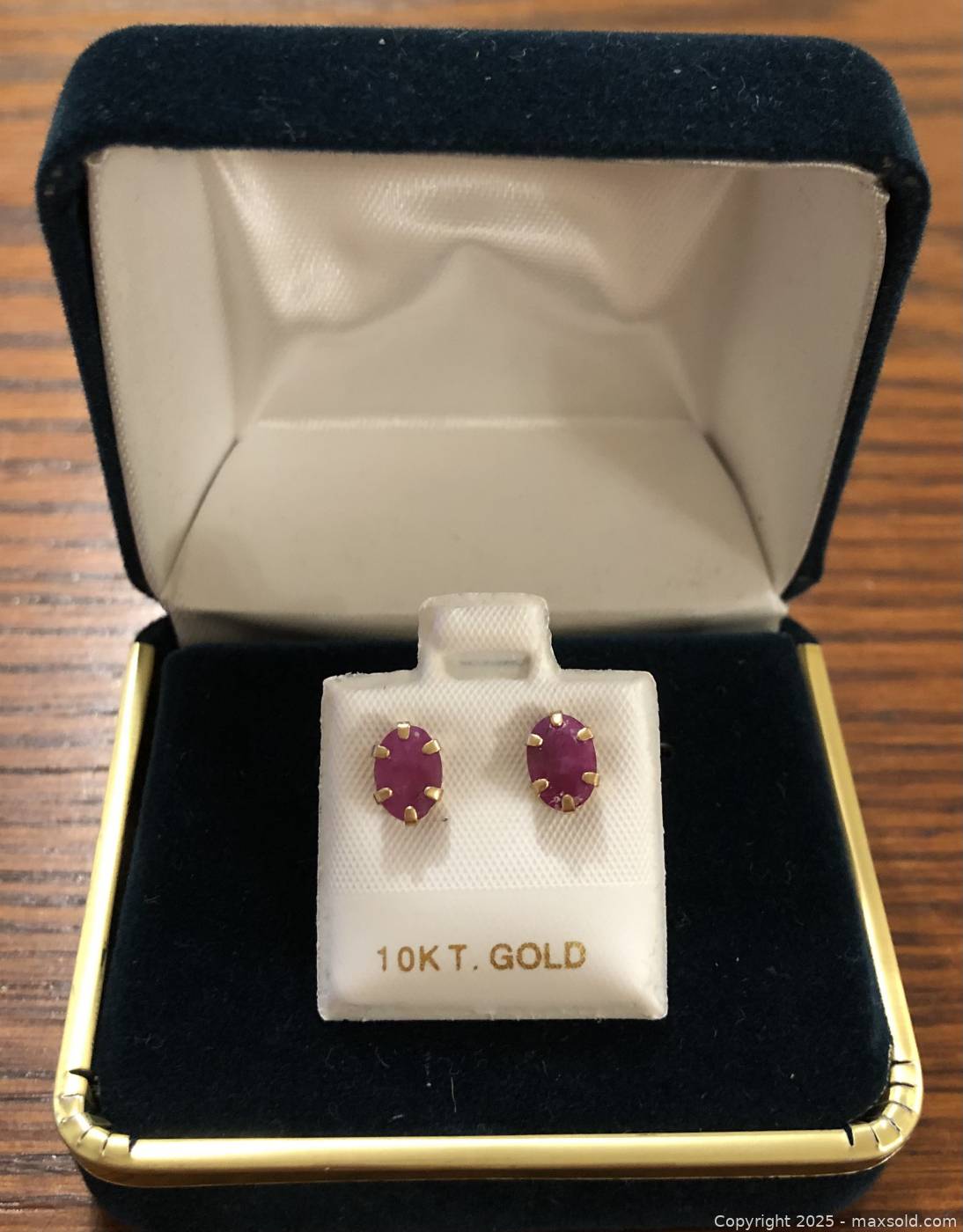 Ladies 10KT YG Genuine Ruby Earrings | Belleville (Ontario, Canada) SELLER MANAGED Downsizing ...