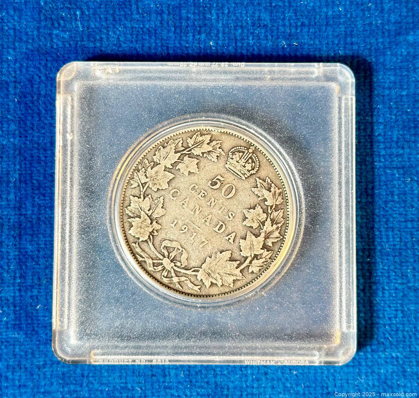 1917 Canada .925 Silver Half Dollar Coin | Hamilton (Ontario, Canada ...