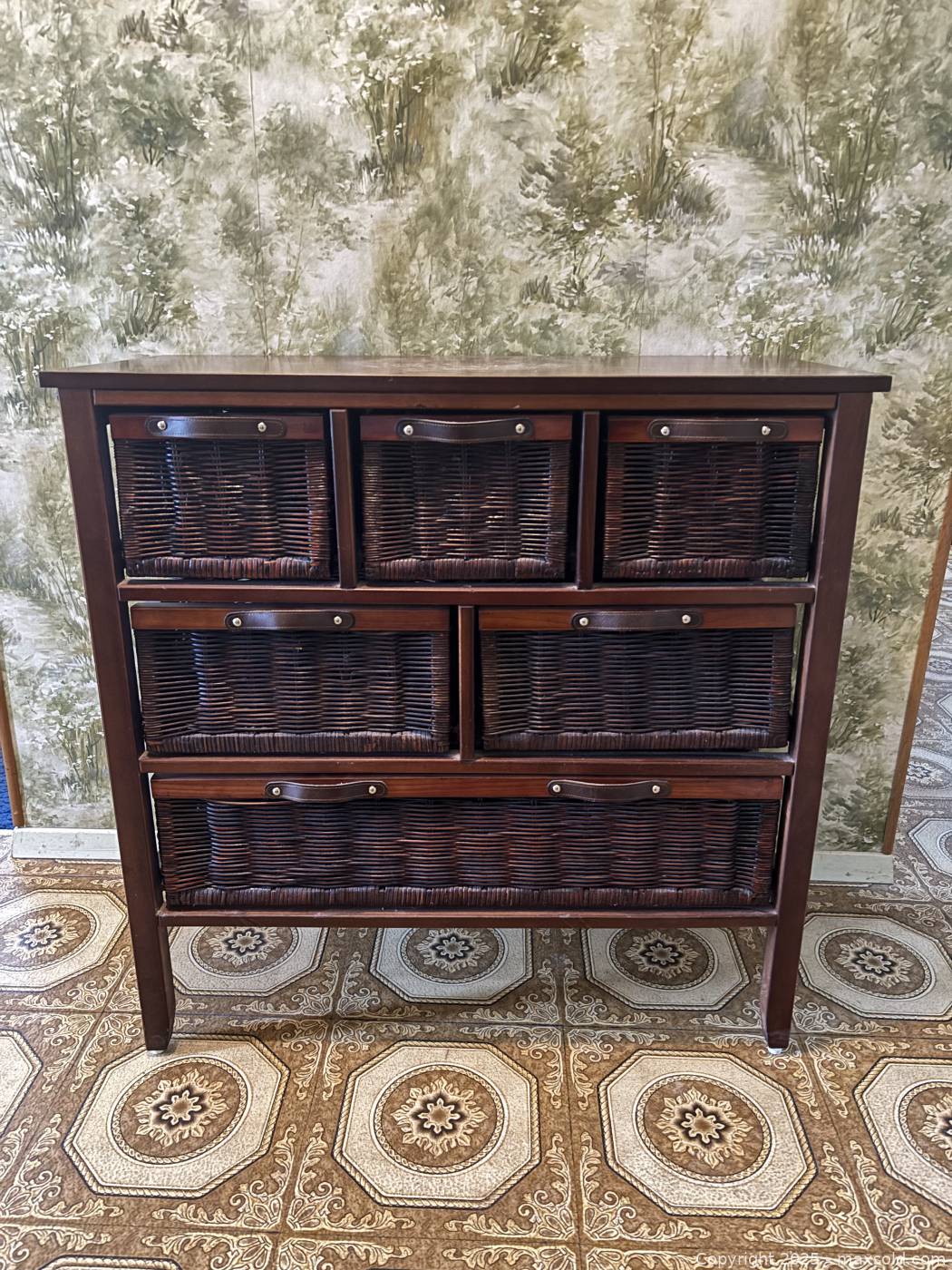 Storage cabinet with wicker drawers | Burlington (Ontario, Canada ...