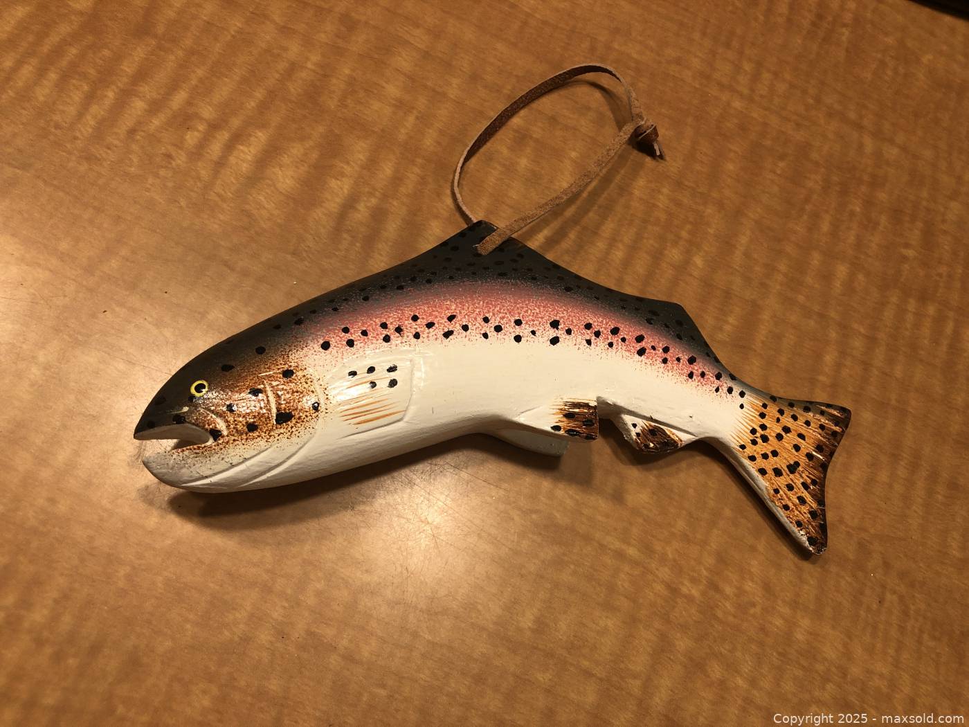 Hand painted Wood Trout Decor | Freehold (New Jersey, USA) SELLER ...