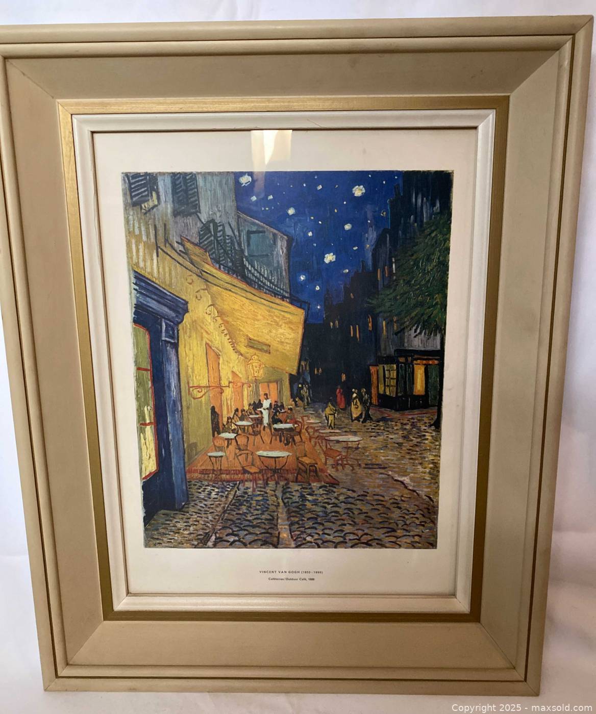 Van Gogh’s “Outdoor Cafe” 1888 Framed Print | Toronto (Ontario, Canada ...
