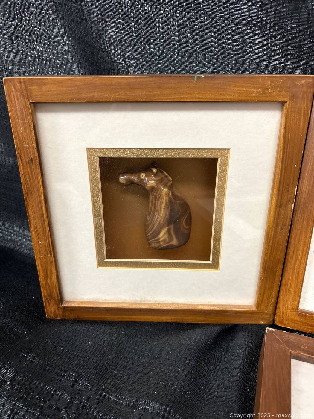 Framed Ceramic Chinese Zodiac Artwork - Horse, Monkey, Tiger, Buffalo ...