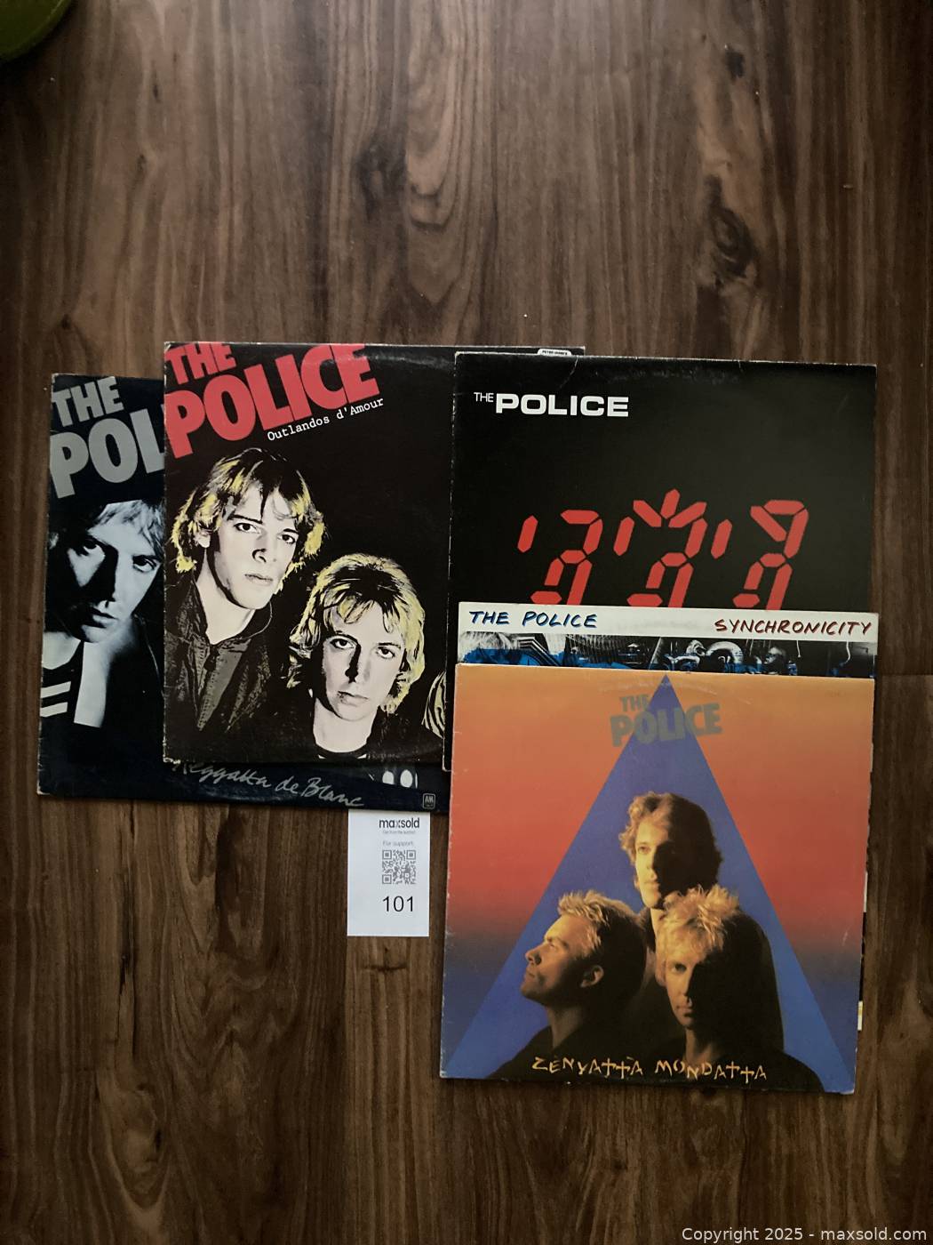 The Police Vinyl LPs – Outlandos d'Amour, Reggatta de Blanc et al (5 ...