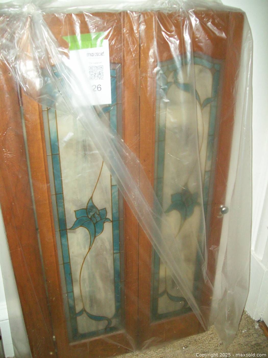 1 Pair Stained Glass Shutters #1 | Lowell (Massachusetts, USA) SELLER ...