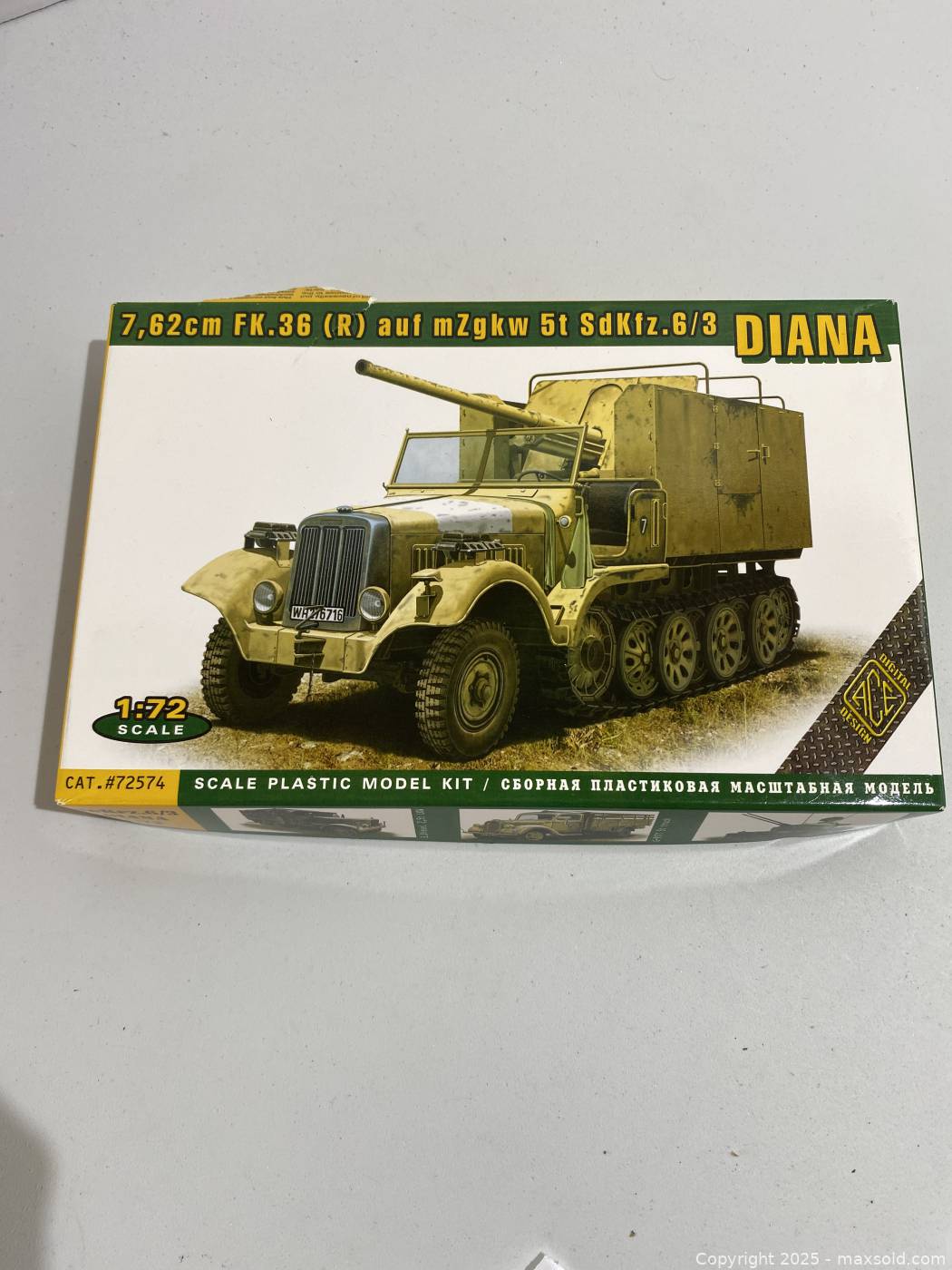 Ace 1:72 Scale Military Half Track Vehicle Model Kit 72574 | Kingston ...