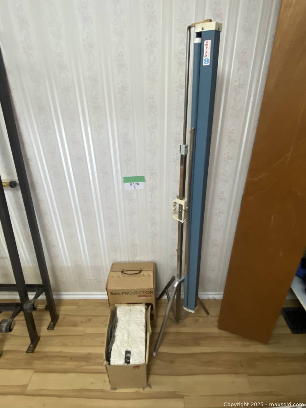 Vintage Elmo & JCII Passed Film Projectors & Standing Projector Screen ...