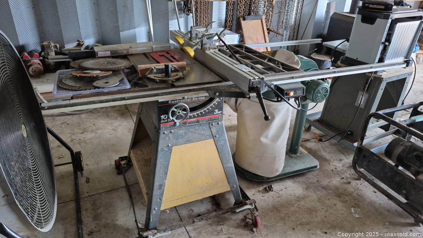 Table Saw D | Dunnville (Ontario, Canada) PARTNER MANAGED Downsizing Online Auction - Aikens ...