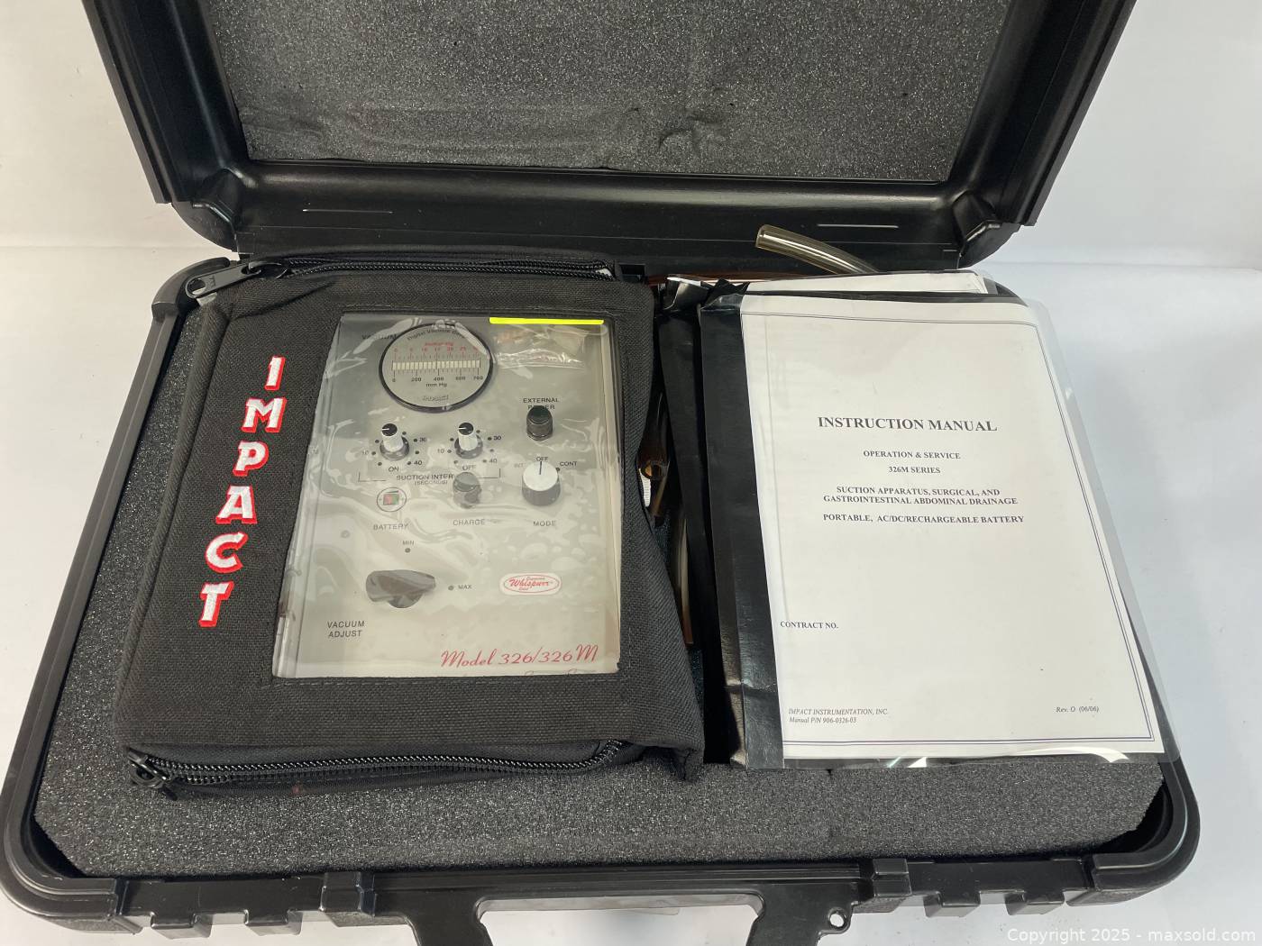 Impact 326/326M Portable Continuous/Intermittent Pump in Hard Case A ...