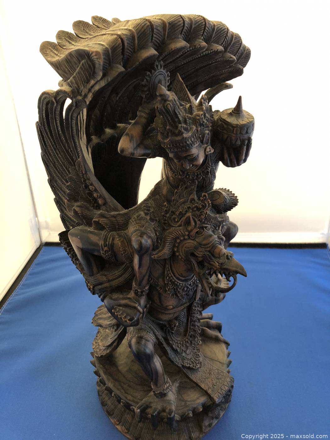 Exquisite Wooden Mythical Sculpture from SE Asia | Chevy Chase ...