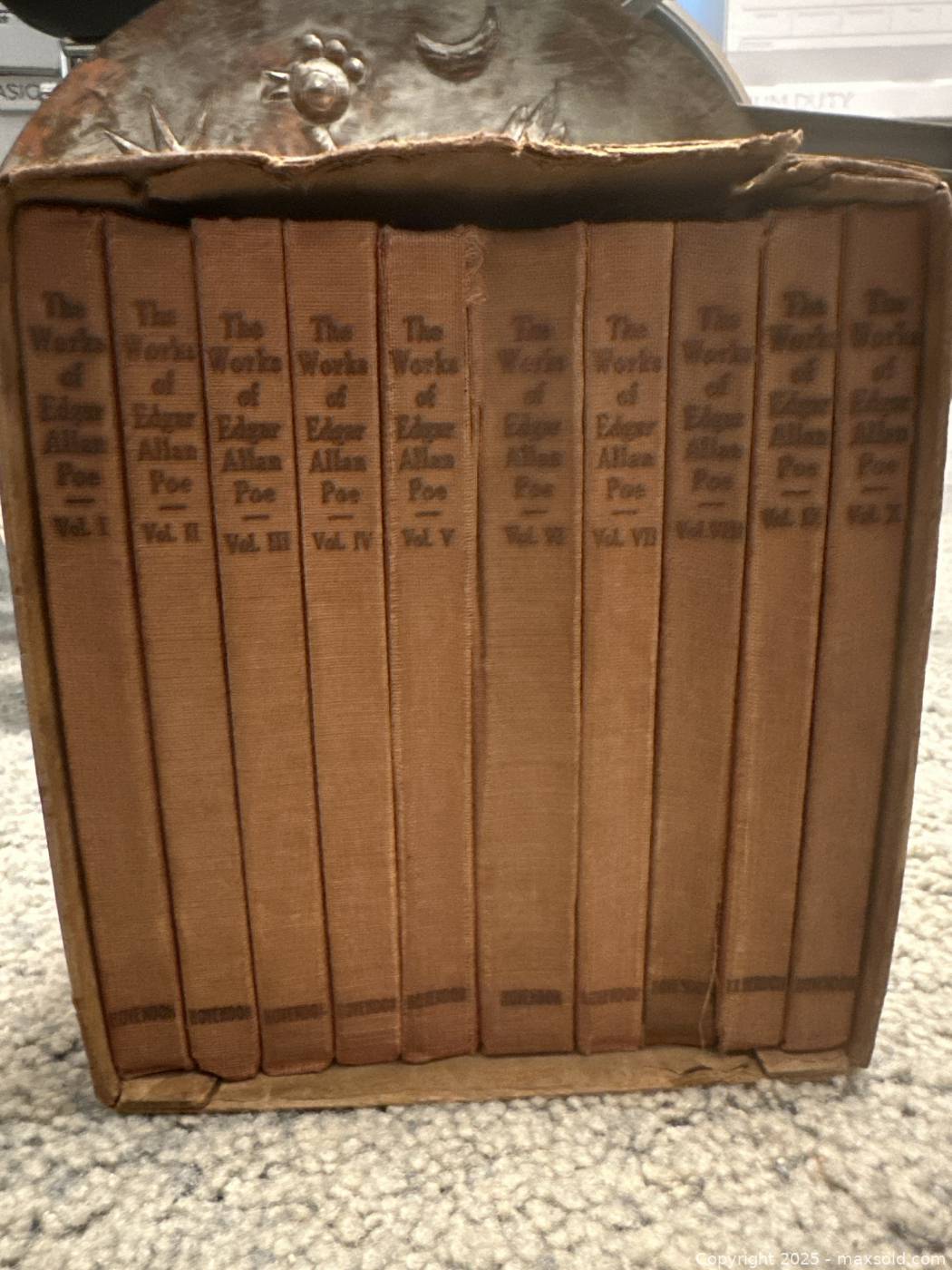 Antique 1800s-1900s Edgar Allen Poe Complete Collection | Potomac ...