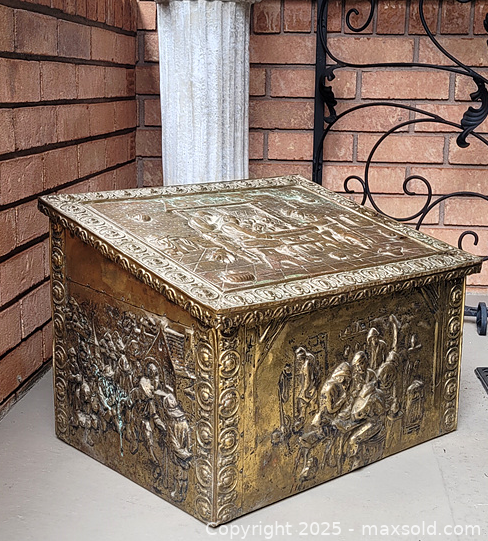 Vintage Brass Fireplace Box | Newmarket (Ontario, Canada) SELLER ...