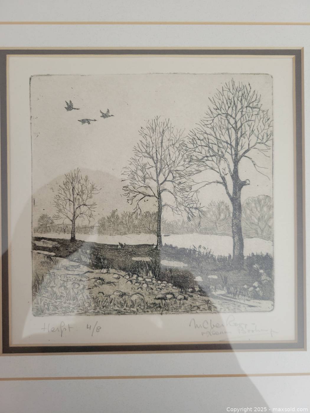 Artwork: 'Autumn' Etching | Ottawa (Ontario, Canada) SELLER MANAGED ...