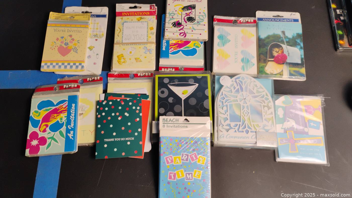 Bulk lot of package of invitations and thank you notes | Waterford ...