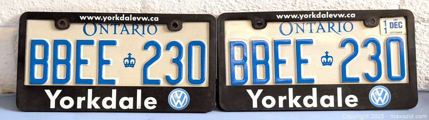 License Plate Frame 2 Pack | Toronto (Ontario, Canada) SELLER MANAGED ...