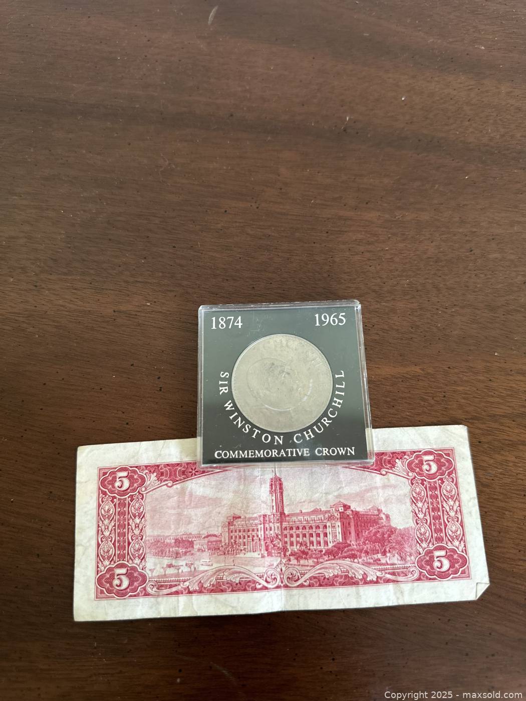 1874-1965 Sir Winston Churchill Commemorative Crown Taiwan Paper Money ...