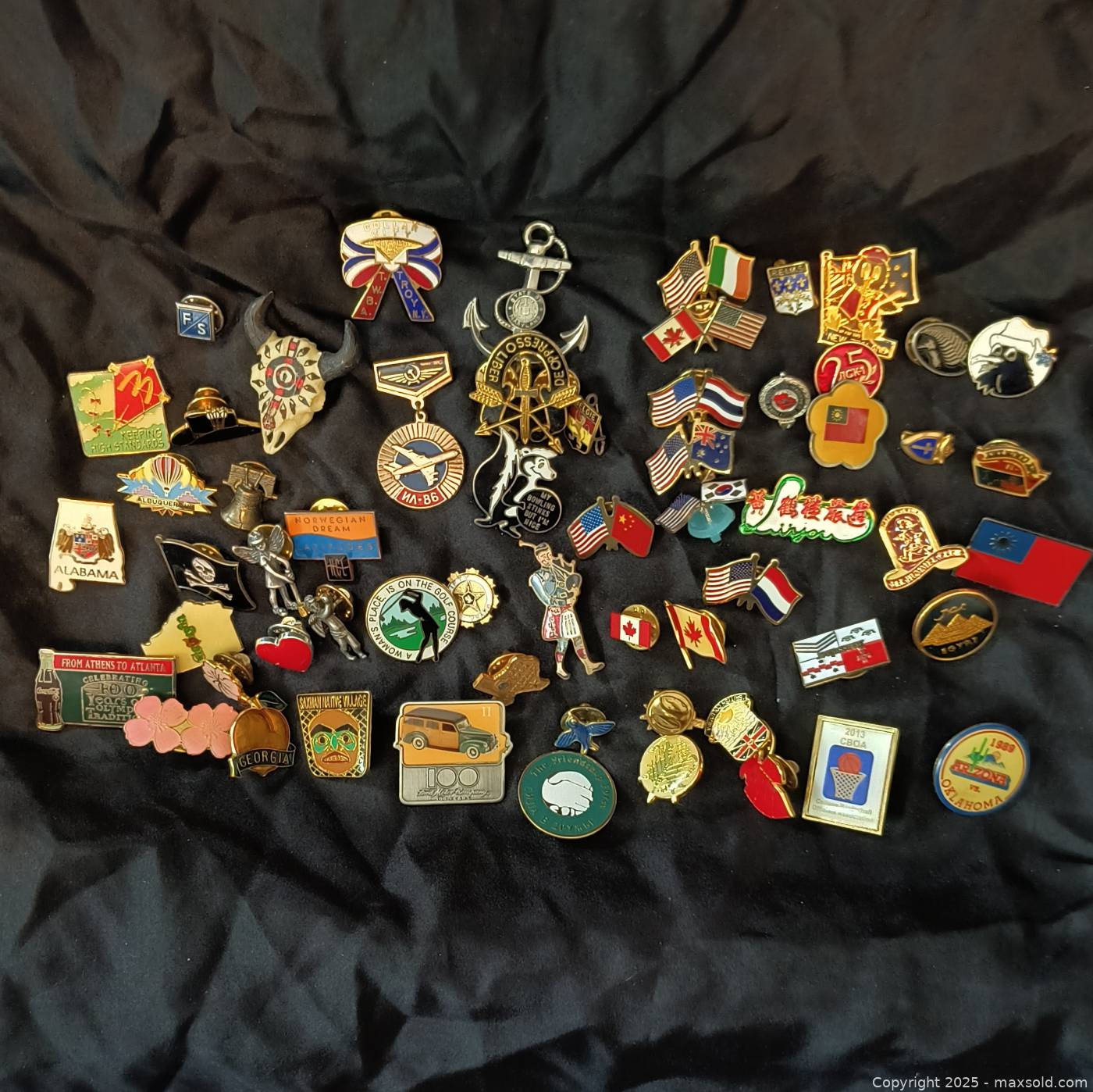 60+ Enamel Pin Lot | Decatur (Georgia, USA) SELLER MANAGED Downsizing ...