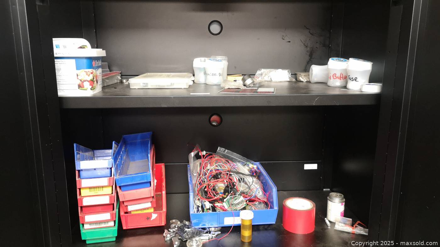 Cabinet 2 - Shelf 1 & 2 - Electrical Components & Supplies Assortment ...