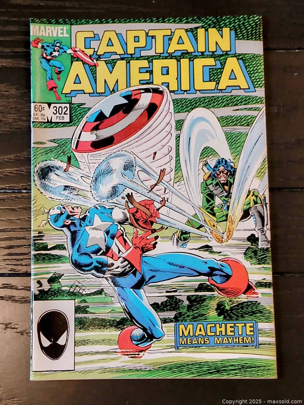 1985 Captain America Issue #302 by Marvel Comics | New Westminster ...