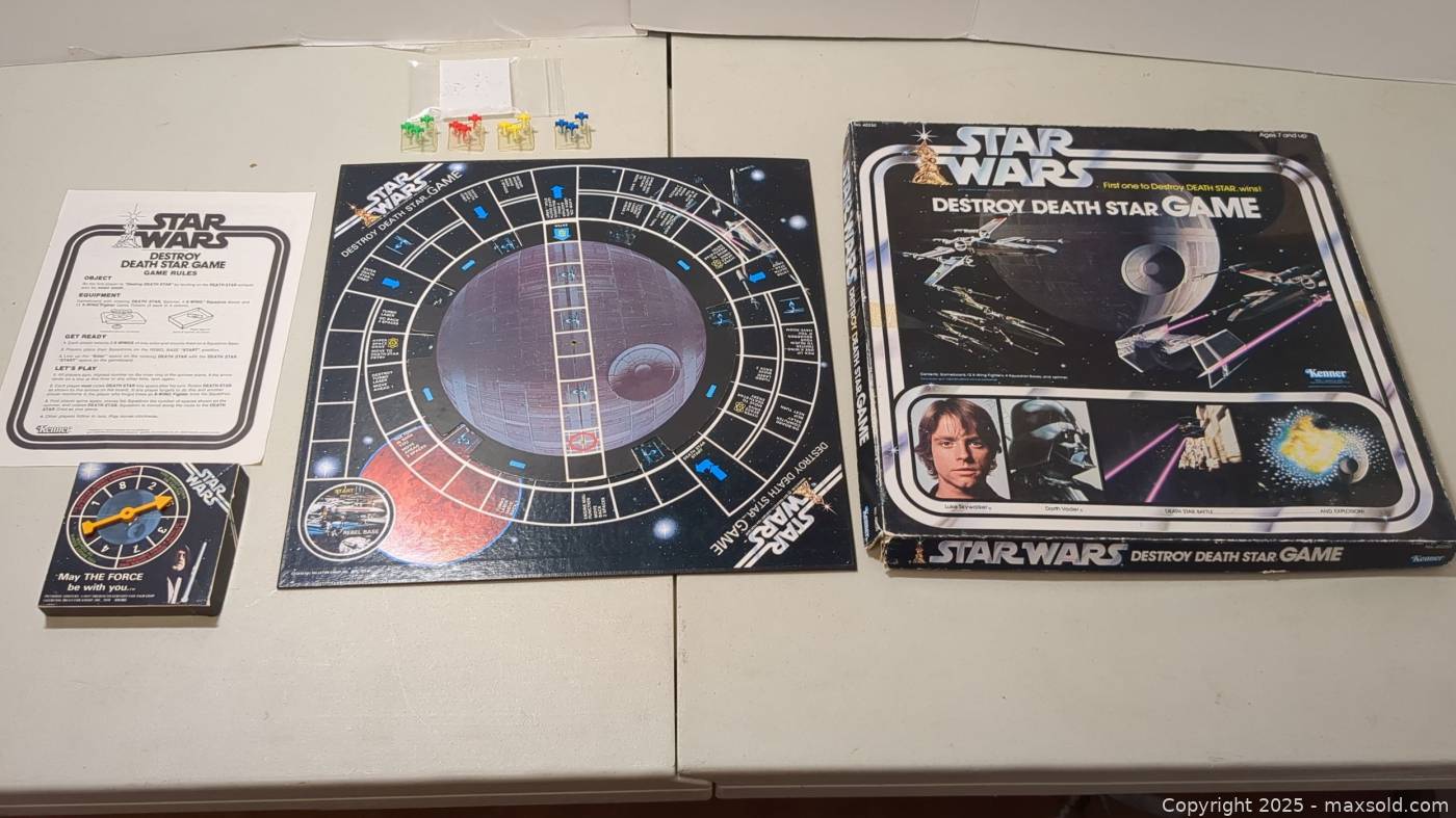 1977/78 Star Wars Destroy Death Star Game | Westwood (Massachusetts ...