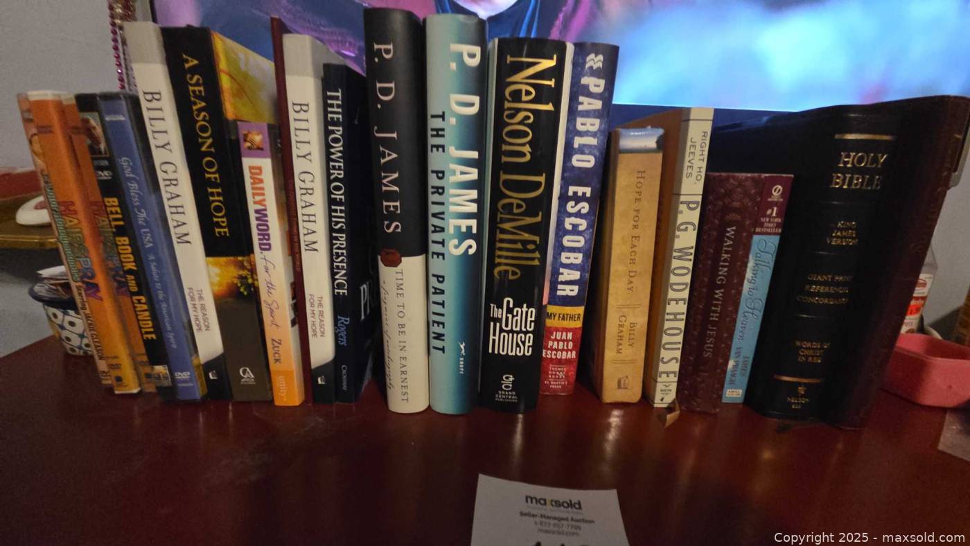 Books on shelf with DVDs | Sylmar (California, USA) SELLER MANAGED ...