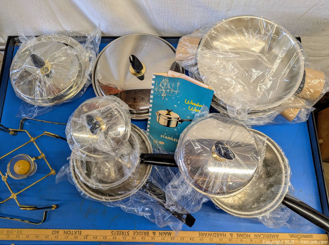 Vintage WONDER WARE Multiplex Stainless Steel Waterless Cookware Set ...