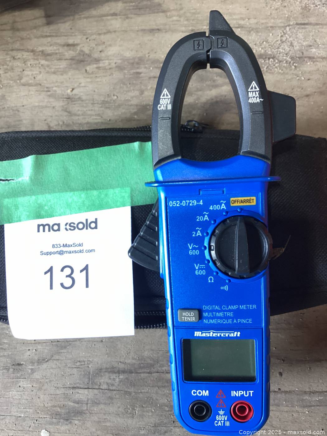 Mastercraft Digital Clamp Meter 052-0729-4 | Port Perry (Ontario ...